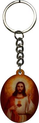 Catholic Liturgicals Christian MDF Keychain - Jesus Christ Key Chain ...