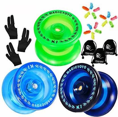 MAGICYOYO Beginner Yoyos for Kids, K1-Plus Responsive YoYos with 3 Yoyo ...