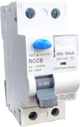 Polycab DP 25A , 30mA RCCB Polyshield MCB Price in India - Buy Polycab DP 25A , 30mA RCCB ...