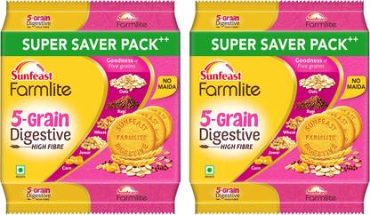 Sunfeast Farmlite 5 Grain Digestive Biscuit High Fiber Price in India ...