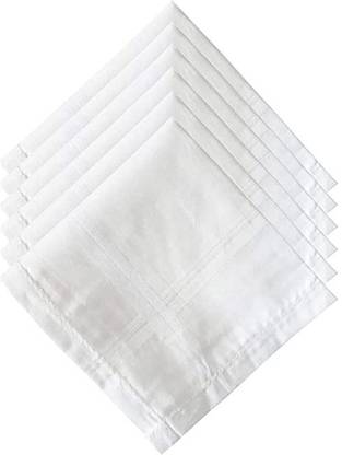 Pecoss Plain White Handkerchief ["Plain White"] Handkerchief - Buy ...