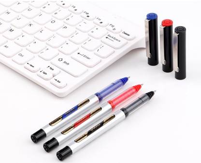 Baoke Wisdom Multicolor Tip 0.5mm Smooth Gel ink pen( Blue+Black+Red ...