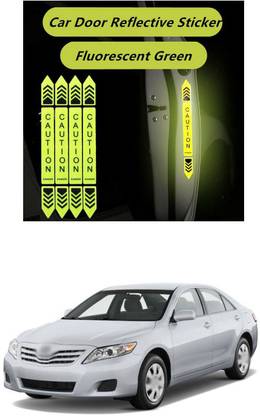 PECUNIA Car Door Open Caution Sticker Reflective Tape Safety Warning ...