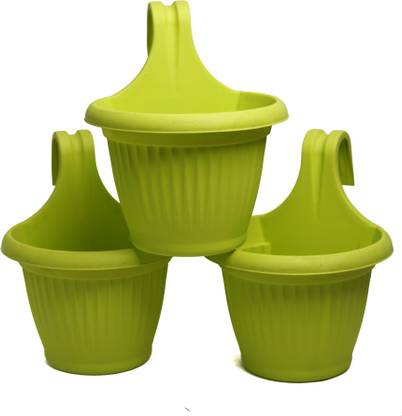 HARSHDEEP INDIA Bello-Indoor Railing Planter Wall Hanging Hook Flower ...