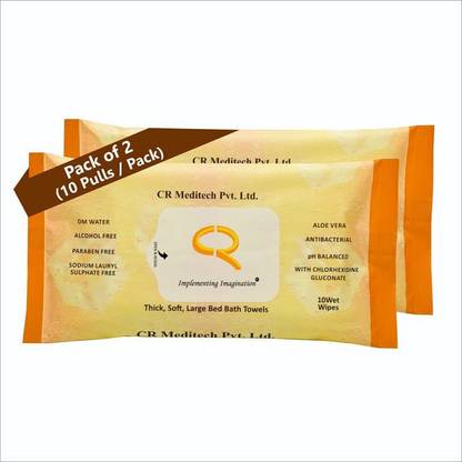 CR Meditech Premium Refreshing Wet Bed Bath Wipes For Adult Patients ...