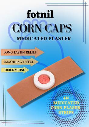 Fotnil corn caps to medicated plaster in packs of 8 (32 strip ...