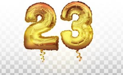 Flipkart.com | gorgeous moment Solid heBirthday Numbers Solid Golden ...