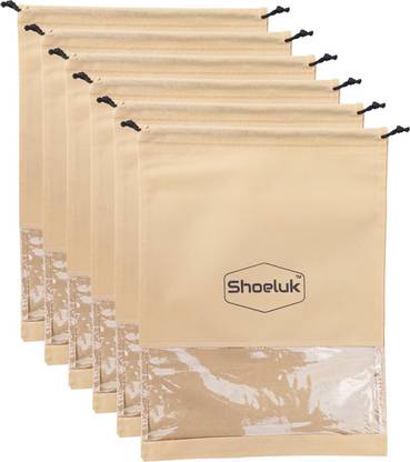 Shoeluk Shoe Pouch Beige Pack of 6 - Price in India | Flipkart.com