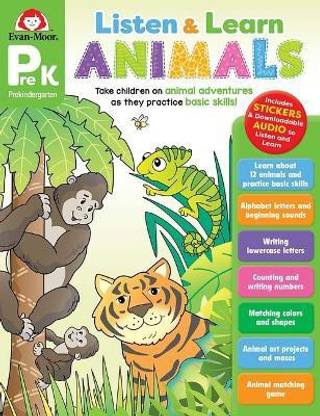 Listen and Learn: Animals, Grade Prek Workbook: Buy Listen and Learn ...