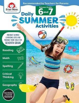 Daily Summer Activities: Between 6th Grade and 7th Grade, Grade 6 - 7 ...