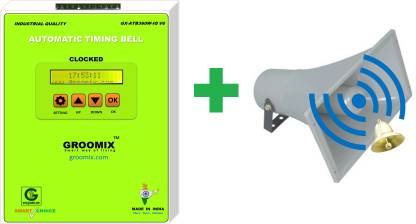groomix Automatic school bell timer system Programmable Electronic ...