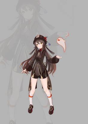 Hu Tao Matte Finish Poster Paper Print - Animation & Cartoons posters ...