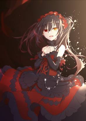Tokisaki Kurumi Matte Finish Poster Paper Print - Animation & Cartoons ...