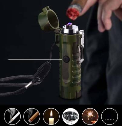 Triangle Ant ™USB Plasma Charging Lighter Camping Distress ...