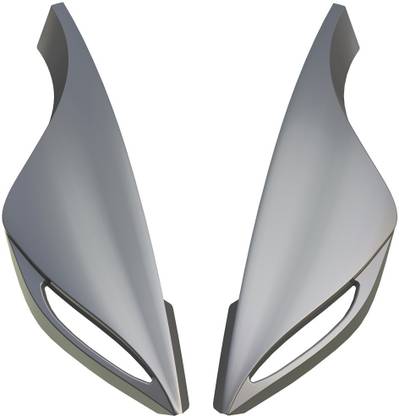 Saiga Parts Razor Wild Headlight Mask for Yamaha R15 V3 Thunder Grey ...