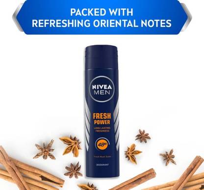 NIVEA Fresh power Body Spray - For Men - Price in India, Buy NIVEA ...