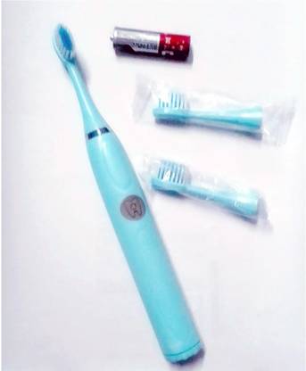 King Impex Battery Powered Electric Toothbrush (with 2 Replaceable ...