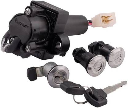 deutsche Ignition Lock Kit for Hero Splendor (Set of 4) DEUS-0426F Key ...