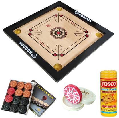 KOODOX Medium Size Carrom Board Set - Club 66.04 cm Carrom Board - Buy ...
