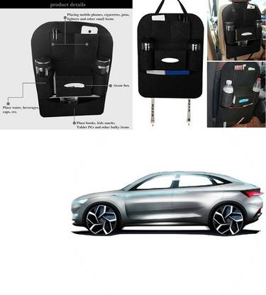 PRTEK Universal Car String Bag Car Seat Side Storage Net Bag Mesh ...