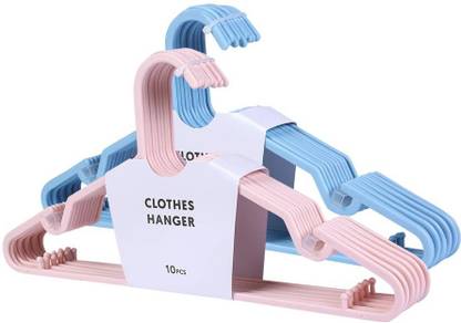 MINISO Simple Clothes Hangers Dual Use for Hanging Summer Clothes,Pack ...
