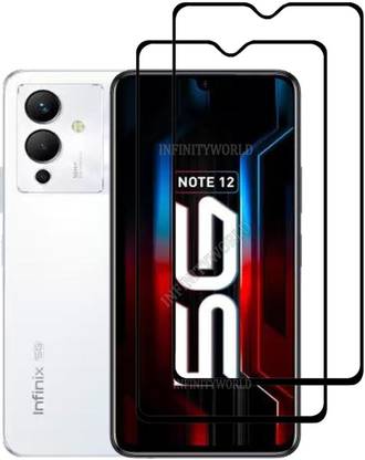 INFINITYWORLD Edge To Edge Tempered Glass for Infinix Note 12 5G ...