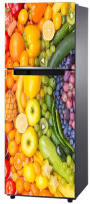 Sudarshan Creatives Fruits Fridge Large Self Adhesive Sticker (Pack of ...