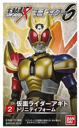 Bandai Hobby ShodoX Rider 6 [2. Masked Rider Agito Trinity Form ...