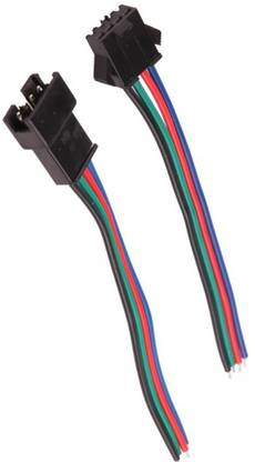 INVENTO 20pcs - 10 sets 4 pin Male & Female 4 wire JST Connector Cable ...