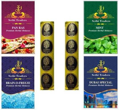 Sethi Traders hookah_flavor Dubai Special, Brain-o- Freeze, Mint, Pan ...