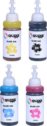 QUINK Refill Ink T664 for Epson L130,L360,L380,L361,L565,L210,L220,L310 ...