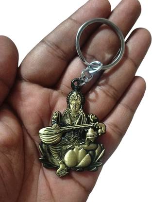 Deethyas Fashion Goddess Saraswati Gift Double side View Keychain For ...