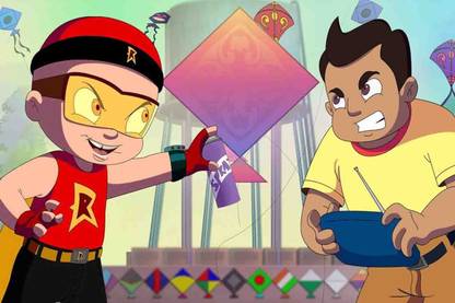 "Mighty Raju" Famous Cartoon Wall Poster For Decoration|Unframed ...