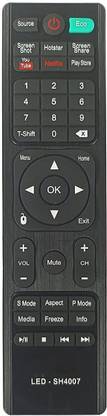 BhalTech LED-SH4007 LED TV Compatible for Intex Tv Remote Controller ...