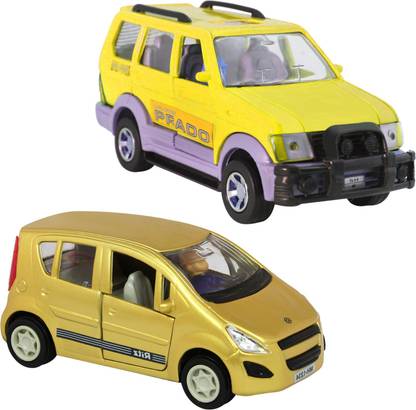 DEALbindaas Combo of Prado & Ritz Cars Pull Back Die-Cast Door Opening ...