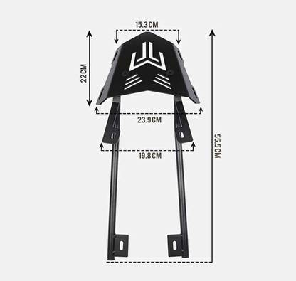 Auto MT MT15 Back Rack Seat Extender Expedition Carrier for Yamaha MT15 ...