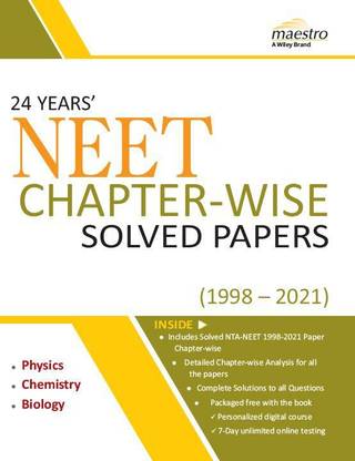 NEET Chapter - Wise Solved Papers (1998 - 2021): Buy NEET Chapter - Wise Solved Papers (1998 ...