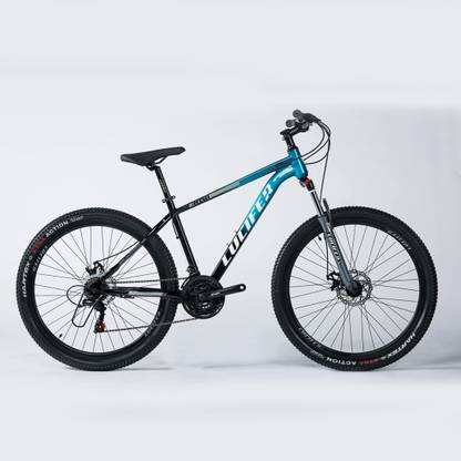 LUCIFER BIKES Elante E77 Fully Alloy Premium MTB, Shimano Geared Dual ...
