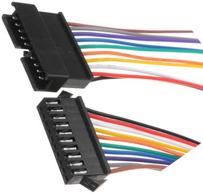 INVENTO 16pcs - 8 sets 10 pin Male & Female 10 wire JST Connector Cable ...