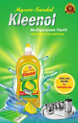 Mysore Sandal KLEENOL (PACK OF 3X1LITER) Lime Liquid Detergent Price in ...