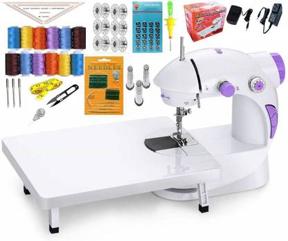 appigo Mini Sewing Machine for Home Tailoring with Foot Pedal, Adapter ...