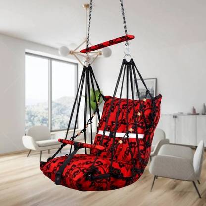 BJIK Cotton Swing Chair Jhula for Kids Baby Jhula folding and Washable ...