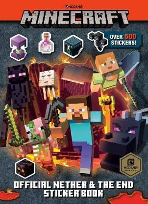 Minecraft Official the Nether and the End Sticker Book (Minecraft): Buy ...