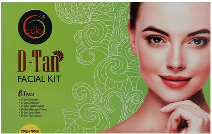 Caleo Lightens & Brightnes Skin Tone D Tan Facial Kit - Price in India, Buy Caleo Lightens ...