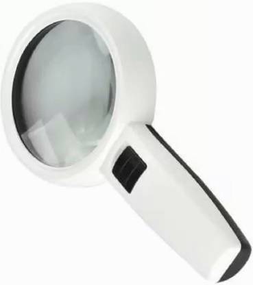 ACE-INNOVATIONS 10X Magnifying Glass with 3 Bright LED Lights,Handheld ...