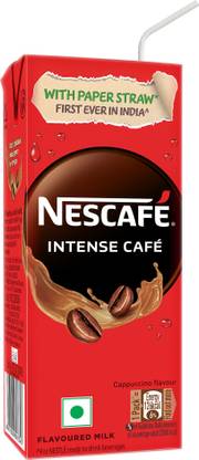 Nescafe Nescafe Ready to Drink Intense Cafe Cold Coffee with Paper ...