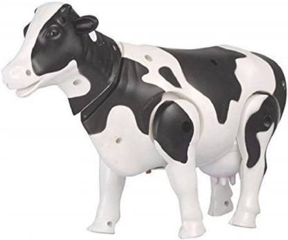 AKAY Walking Milk Cow Toy with Light & Sound(Shakes Head,Wags,Tail ...