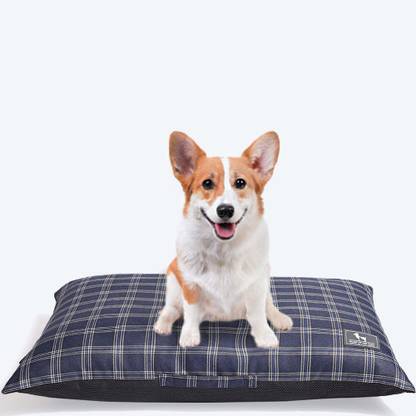 Heads Up For Tails Checkered Dog Bed M Pet Bed Price in India - Buy ...
