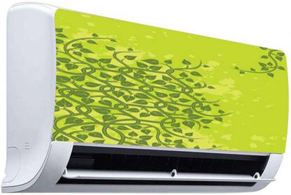 Large QTH FLORAL DESIGN AC STICKER SUITABLE FOR ALL TYPE OF AC Price in ...
