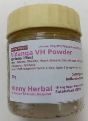 Vinny Herbal Vidanga VH Powder Price in India - Buy Vinny Herbal ...